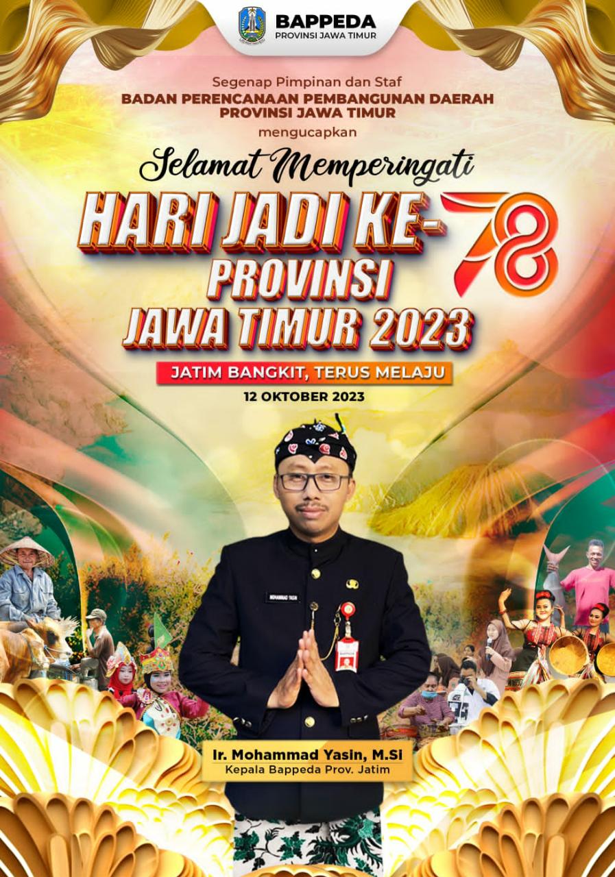 Ucapan Selamat Hari Jadi Provinsi Jawa Timur ke-78 - Media Cakra Bangsa
